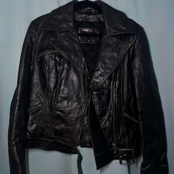 Express | Jackets & Coats | Genuine Leather Jacket Good Quality And ...